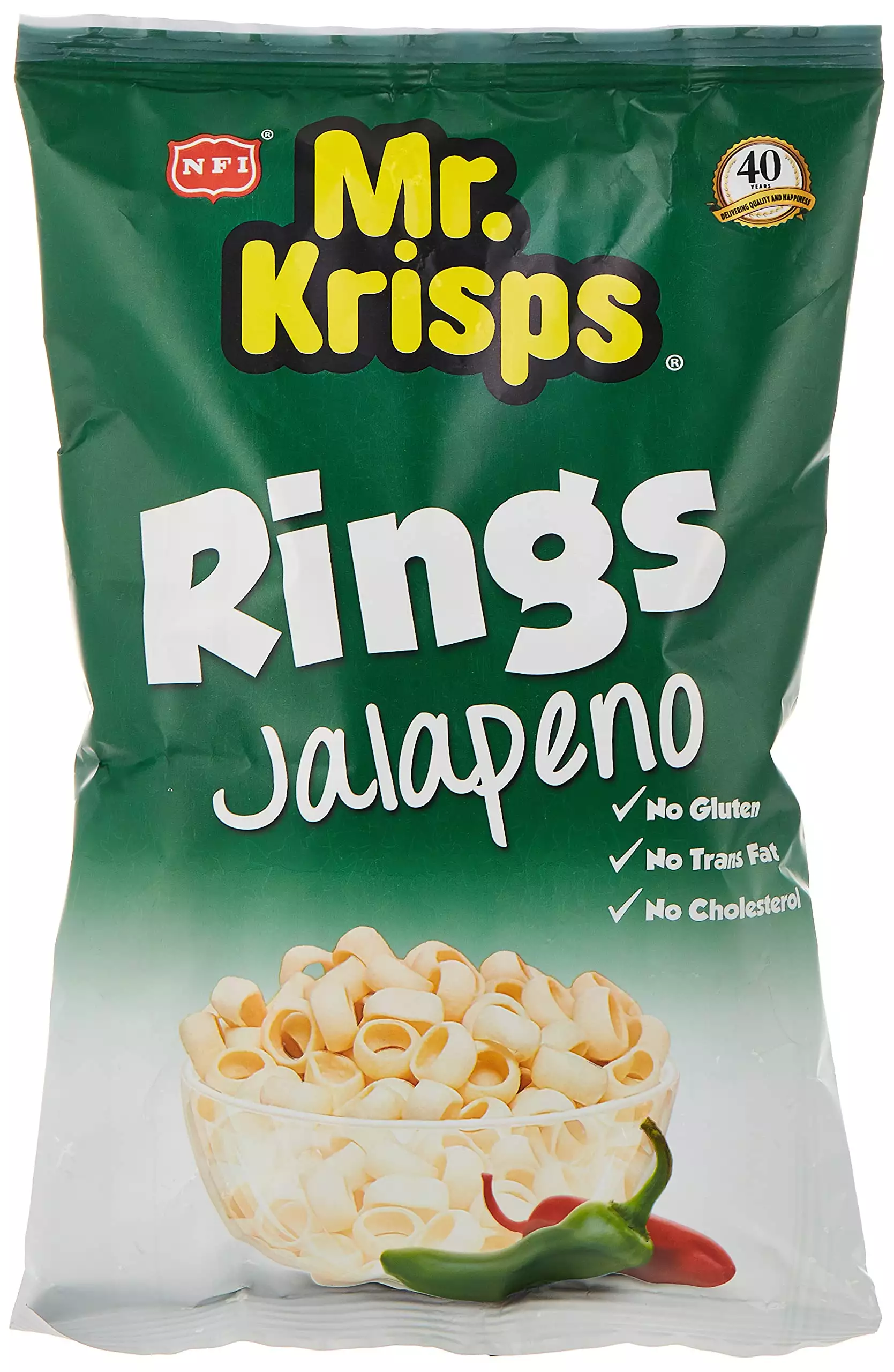 Mr Krisps Rings Jalapeno 80G