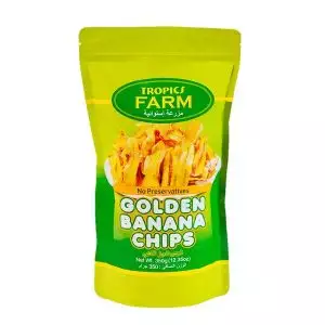 Tropics Farm Golden Banana Chips 150G