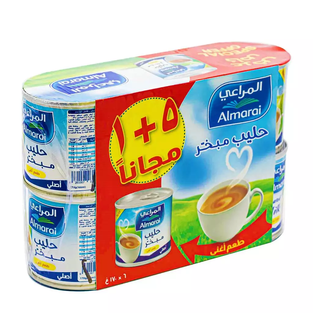 Almarai Evaporated Milk 6 X 170 Gm