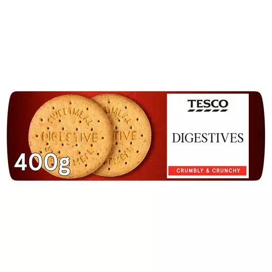 TESCO DIGESTIVE BISCUITS 400G