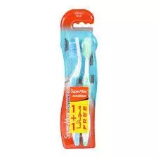 Supermax Toothbrush Crystal Shine Advance 1+1