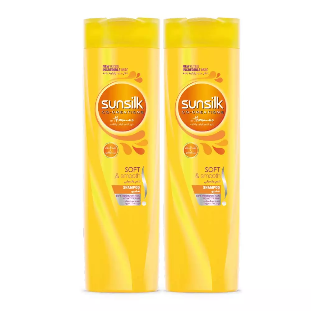 SUNSILK SOFT&SMOOTH 400ML X2