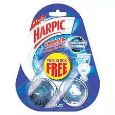Harpic Flushmatic Toilet Rim Block Blue 50G Pack Of 3