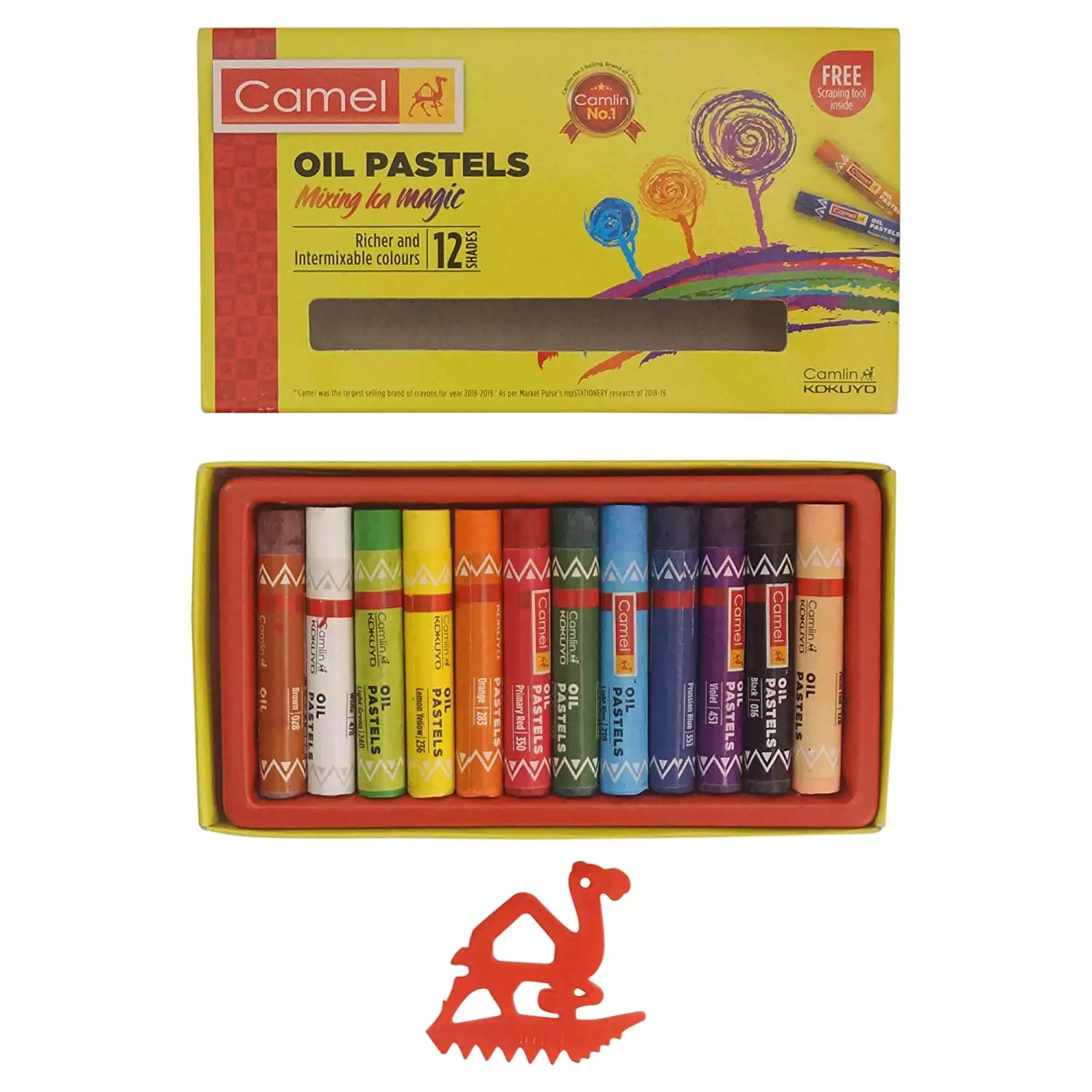 OIL PASTEL 12 COLOURS