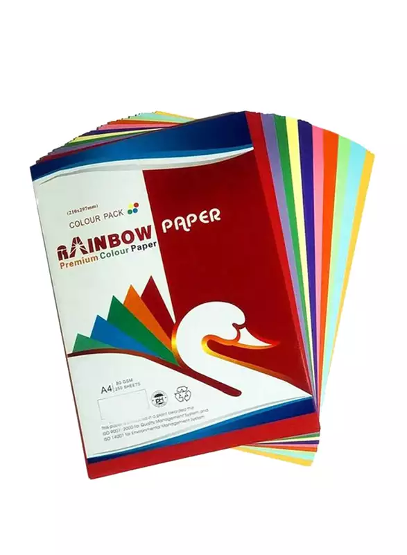 RAINBOW PAPER A4 250SHEET