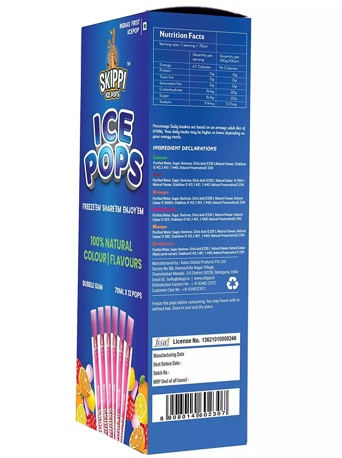 SKIPPI ICE POPS 70ML