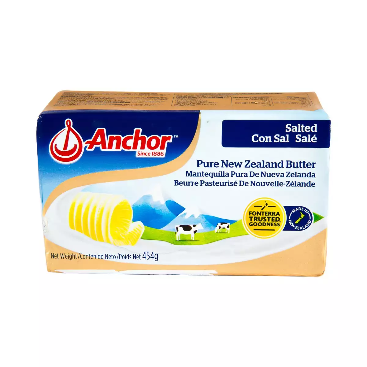 ANCHOR BUTTER SALTED 454G