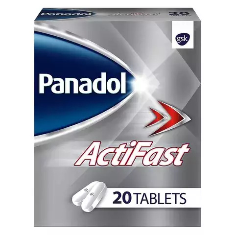 Panadol Actifast Paracetamol 500Mg 20 Tablets